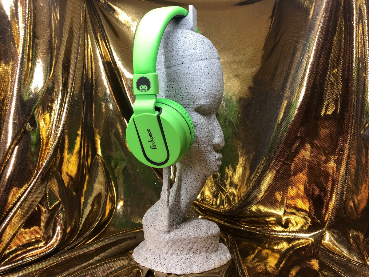 African Carving Headphone Rack! Stone Finish Headset Hanger. African ...