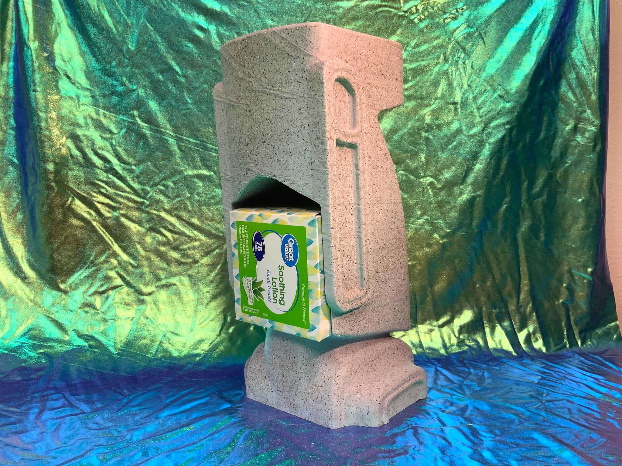 Moai Statue Tissue Dispenser! Easter Island Kleenex Box Cover Sculpture ...