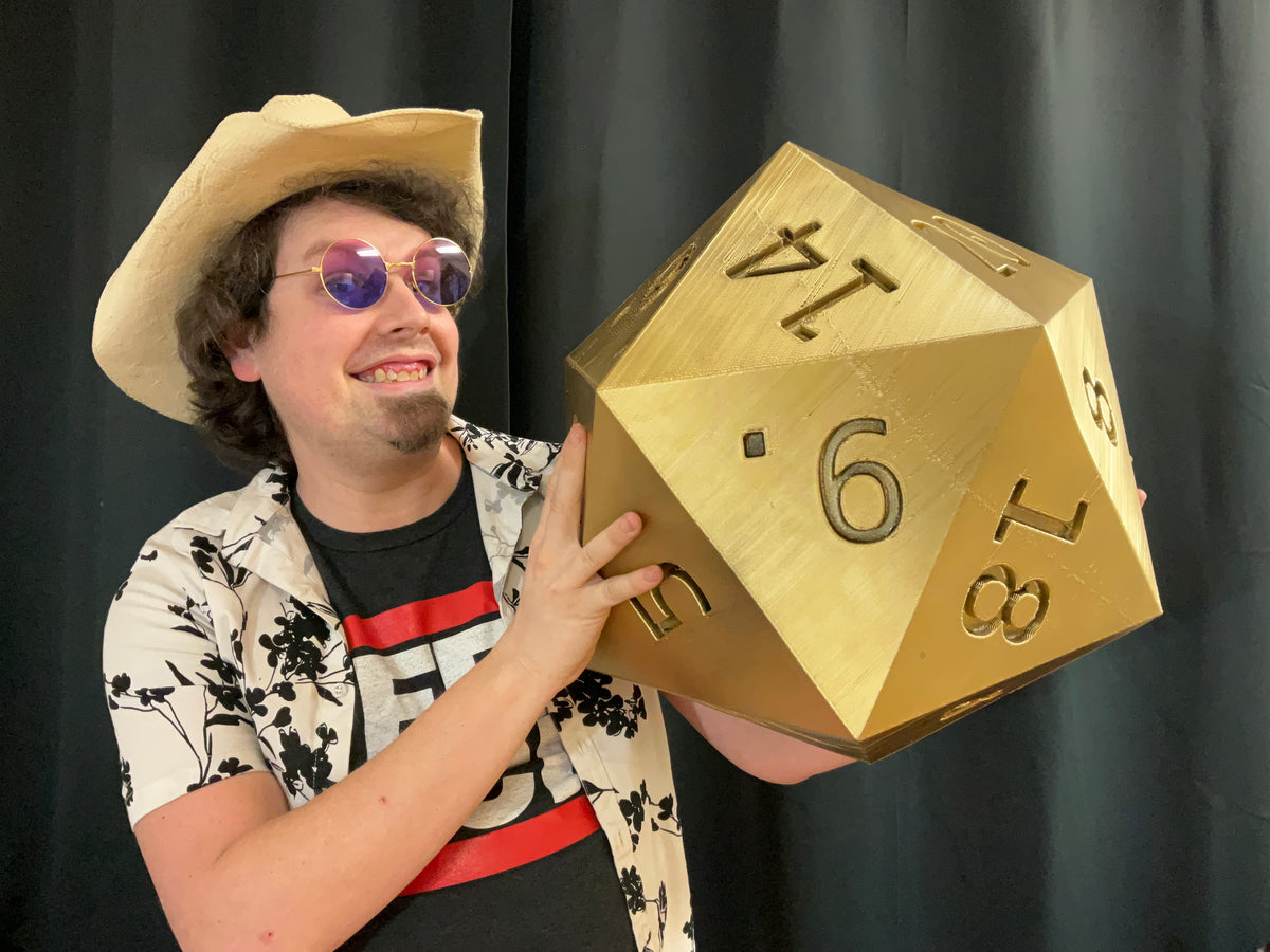 The LARGEST D20 Online! HUGE 20-Sided Die, Amazing Functional Dice ...